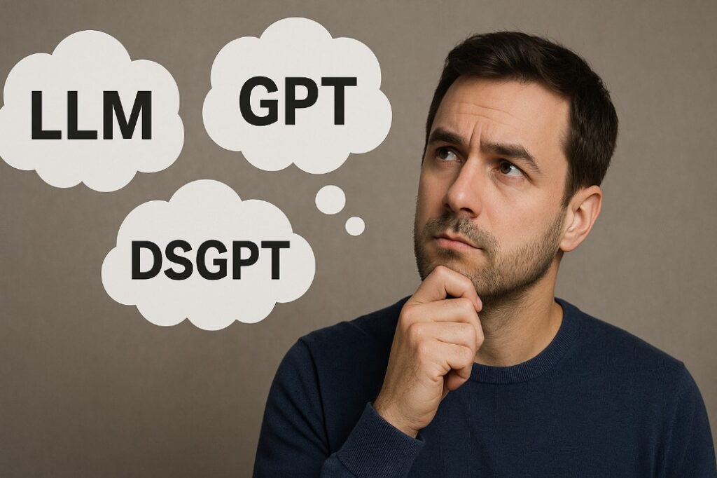 LLM, GPT & DSGPT: Die Bedeutung hinter den Kürzeln | NXS AI